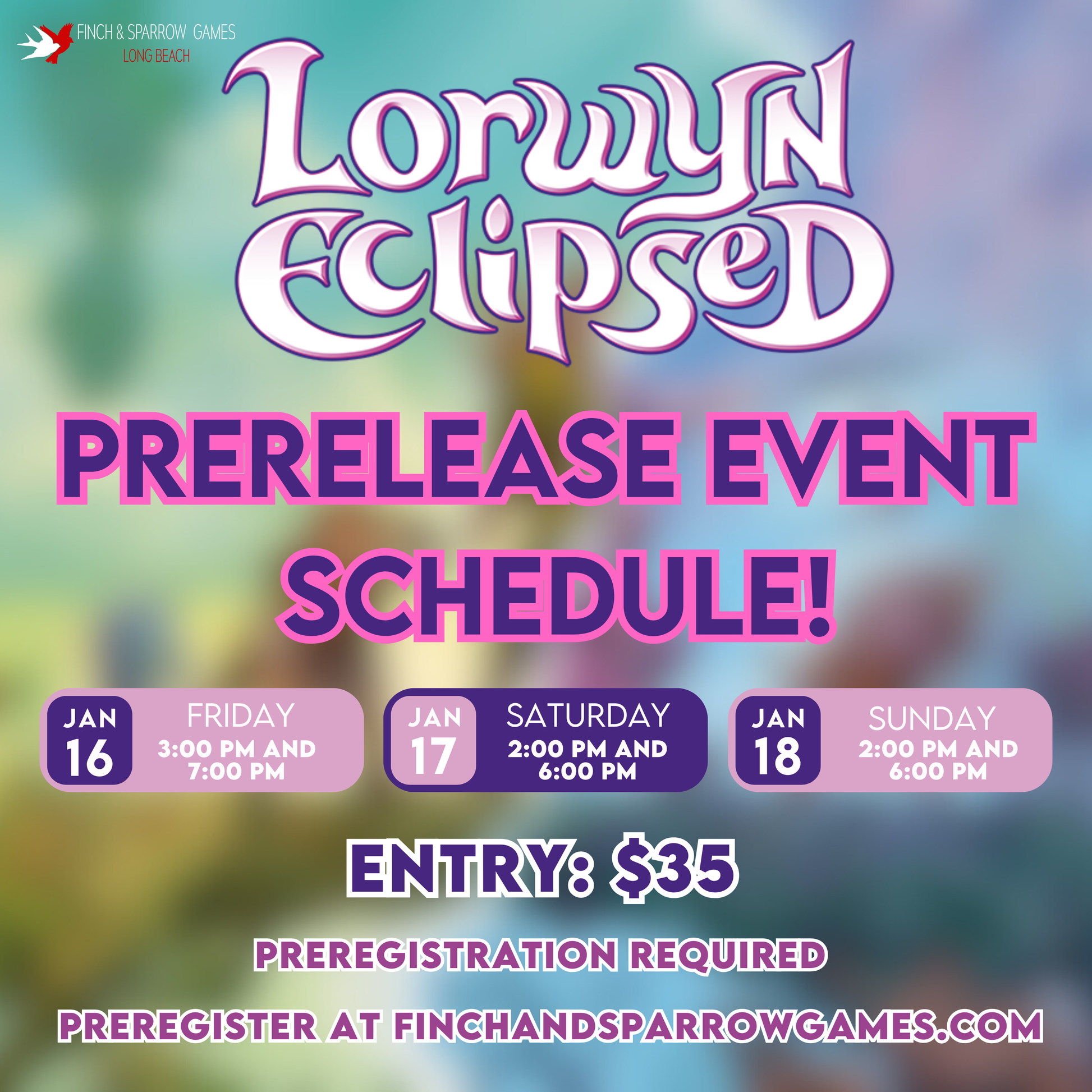 Magic the Gathering |LORWYN ECLIPSED Prerelease Events - Finch and ...